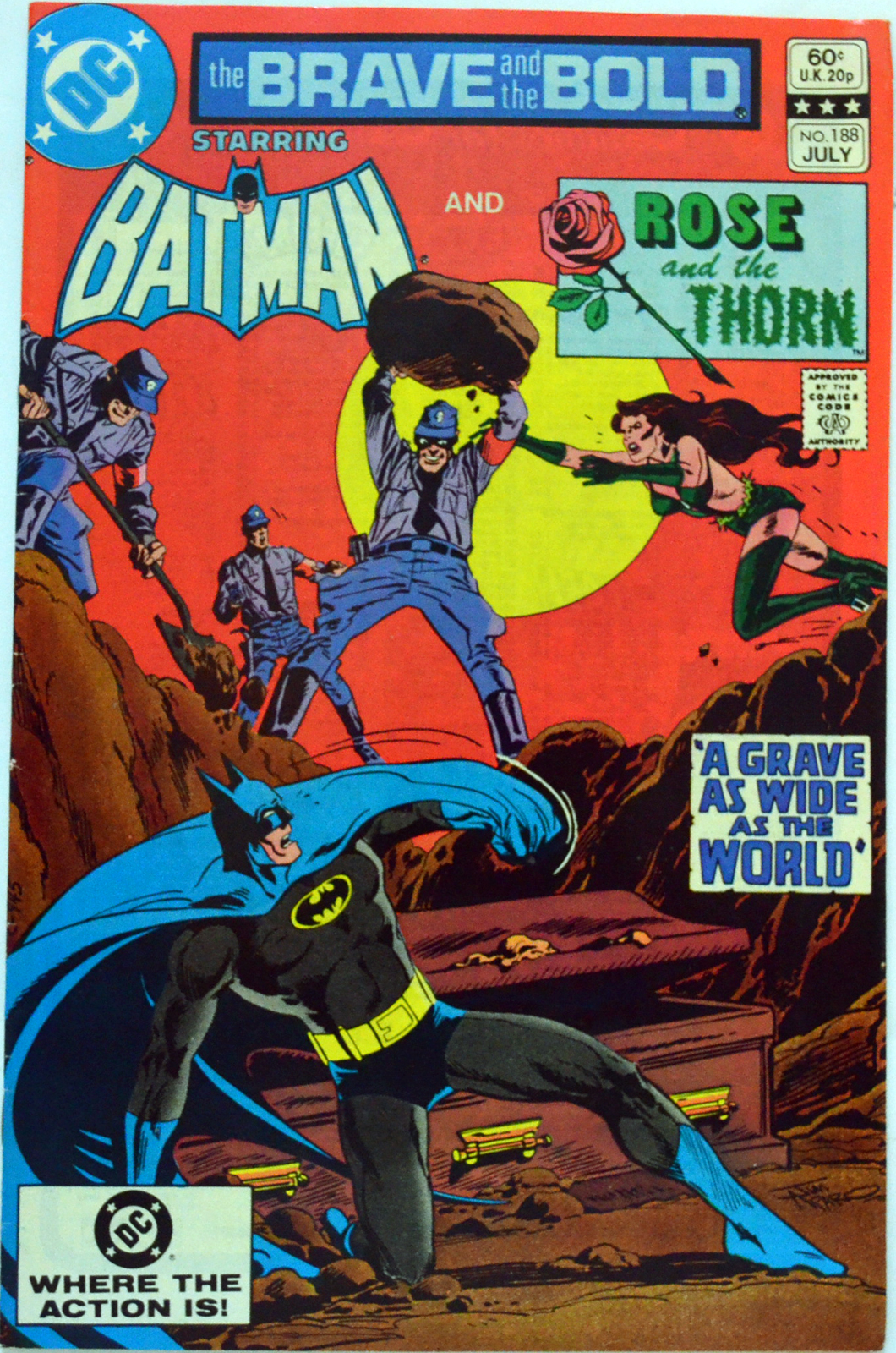Batman si Rose and the Thorn in benzi desenate