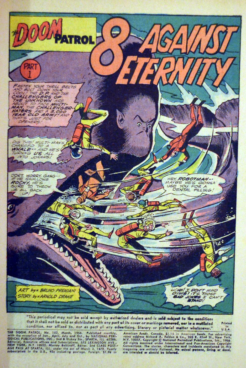 Doom Patrol DC Comics Challengers Unknown multi-man