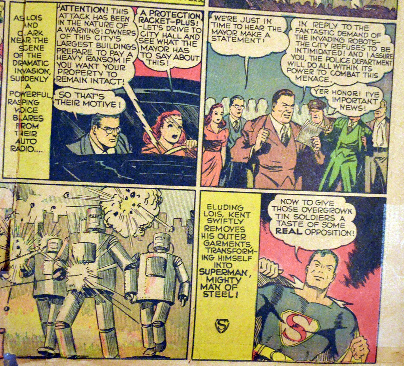 Gold Age Superman 1940 ziar