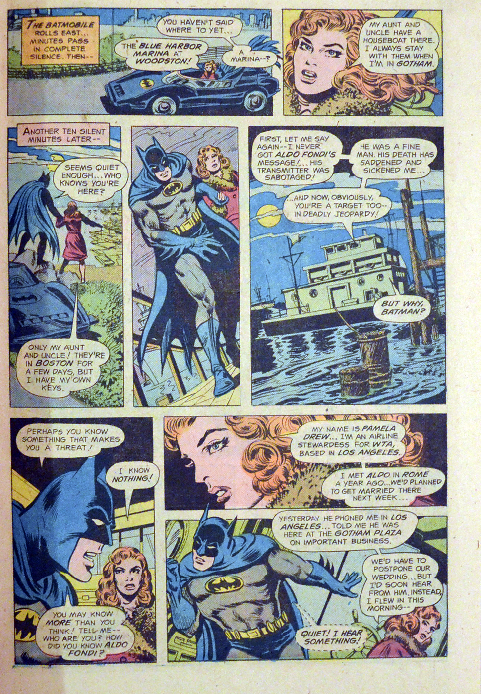 Batman Black Police benzi desenate vechi DC