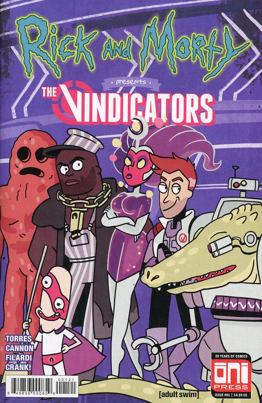 Rick morty vindicators oni press benzi desenate comics