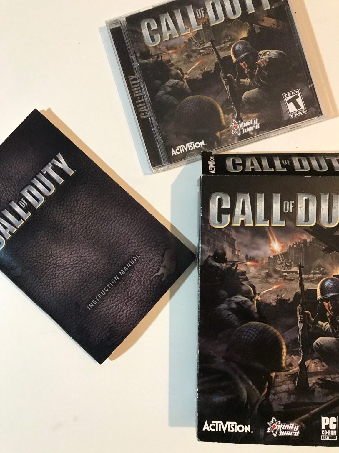 Call of duty big box cutie video game cd